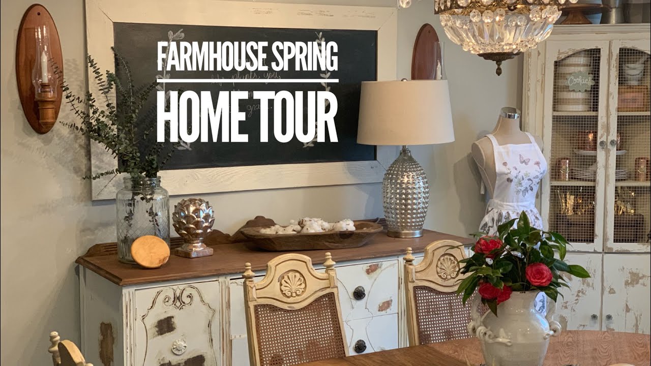 Our 2019 FarmHouse Spring Home Tour - YouTube
