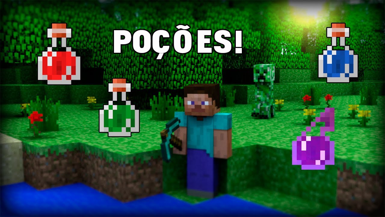 Minecraft 1.4.7 - Como Fazer Todas Poções! - YouTube