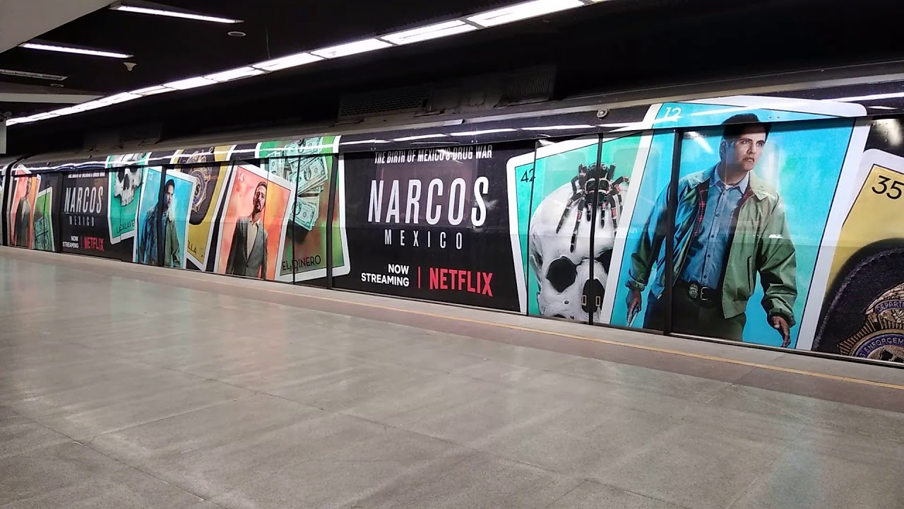 NetFlix Delhi Metro Train Wrap - YouTube