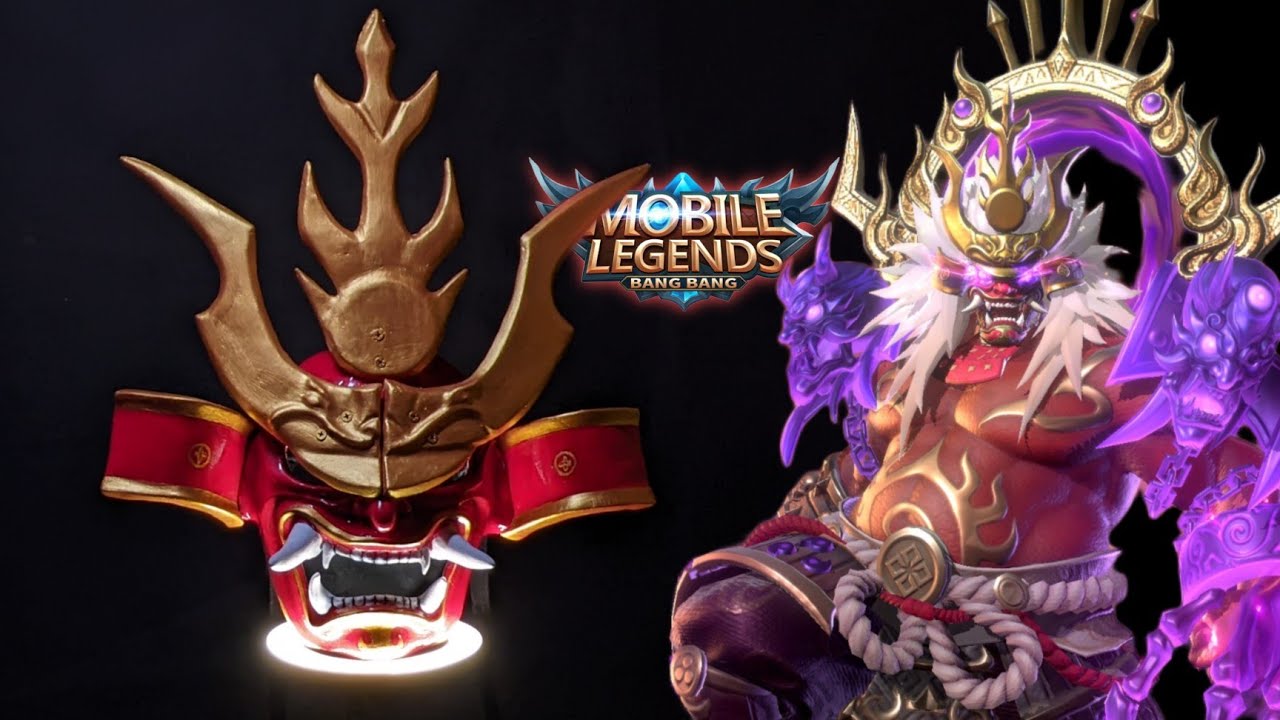 NYOBA BUAT TOPENG FRANCO SKIN LEGEND DARI BUBUR KERTAS - YouTube