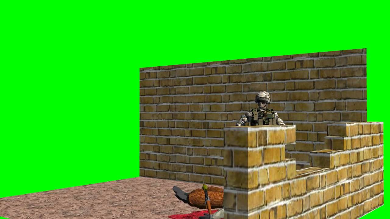 war zone 3-D Animation - "free Chroma Key Effects" - YouTube