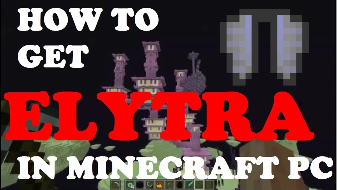 How to get elytra in minecraft pc ! ( by madplayergamer ) - YouTube