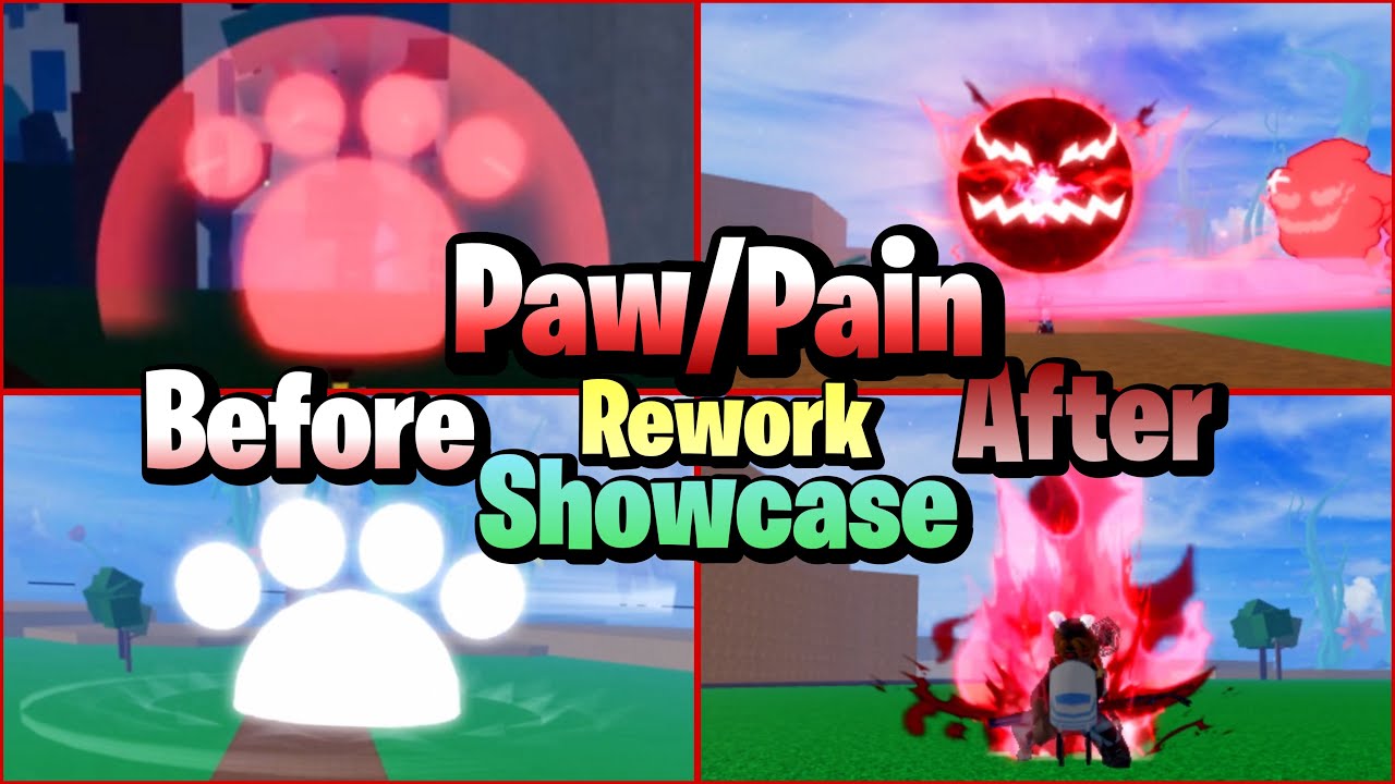 Rework Pain Before and After Showcase in Blox Fruits - YouTube