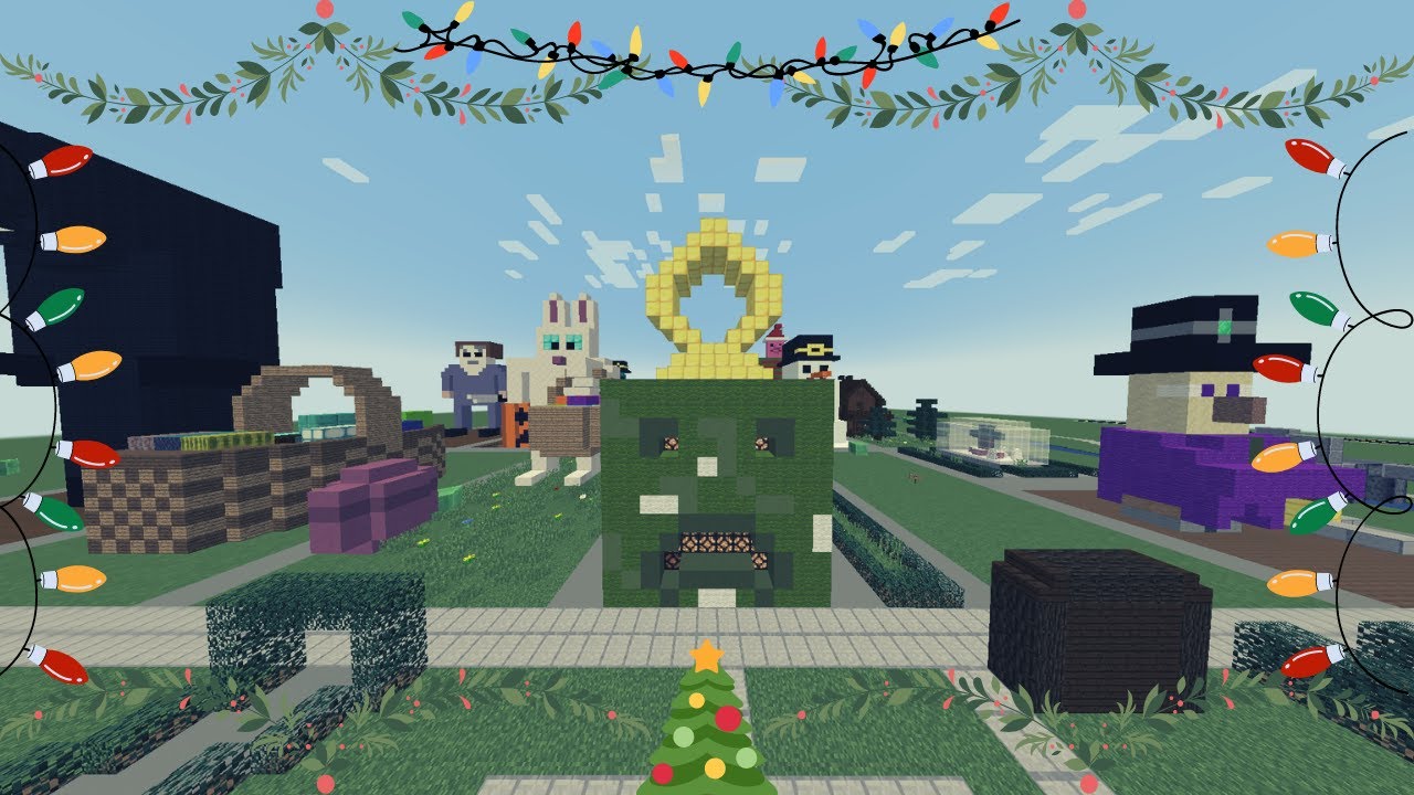I Built A Comically Large Christmas Ornament In Minecraft..... - YouTube
