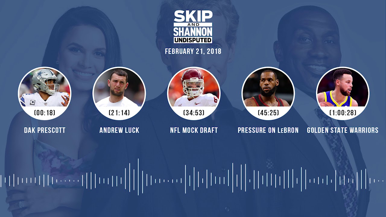UNDISPUTED Audio Podcast (2.21.18) with Skip Bayless, Shannon Sharpe ...