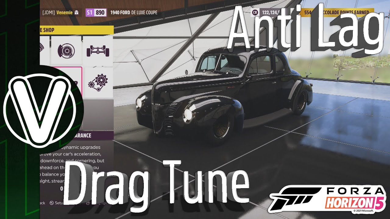 Forza Horizon 5 | 1940 FORD DE LUXE Drag Build And Tune *Anti Lag ...