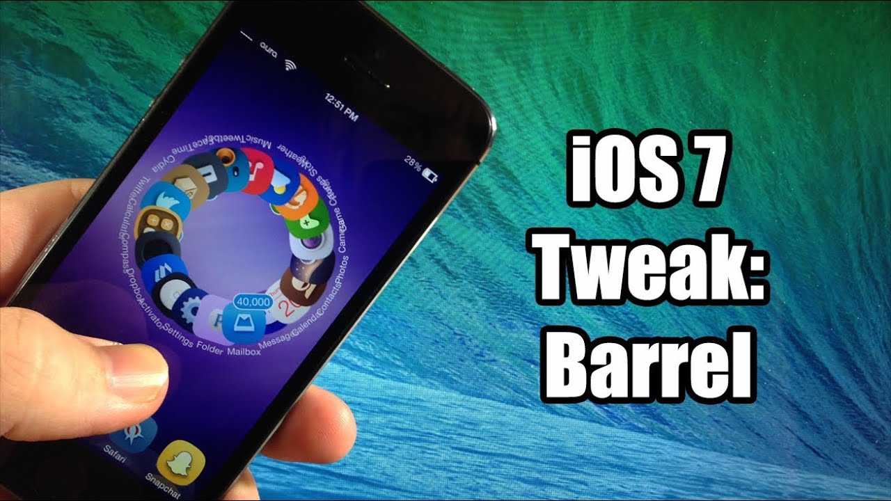 iOS 7 Jailbreak Tweak - Barrel - New Animations! - YouTube