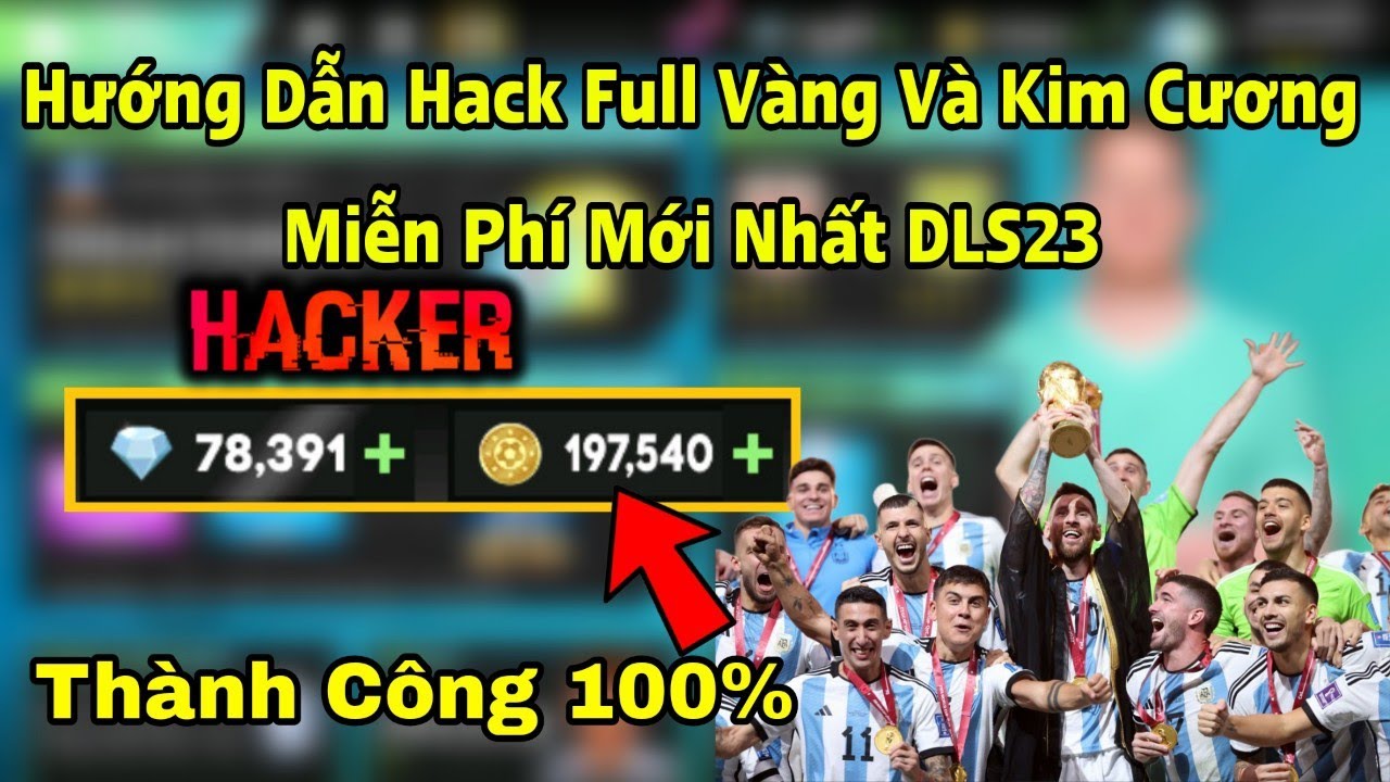 Cách Hack DLS 23 | Hack Full Vàng Và Hack Kim Cương Miễn Phí Trong Game Dream League Soccer 2022 ...