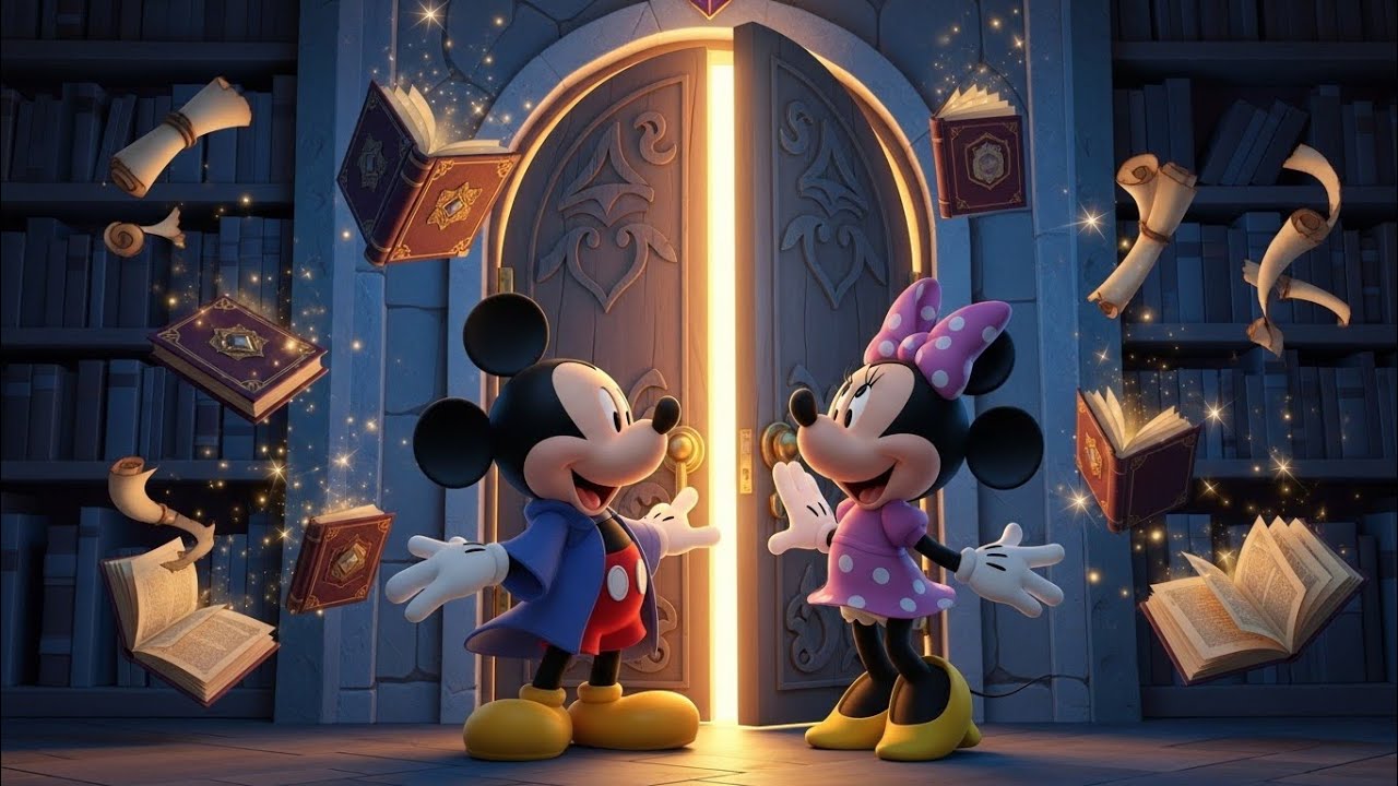 Mickey Mouse & Minnie Mouse Found a SECRET Magic Book in the School ...