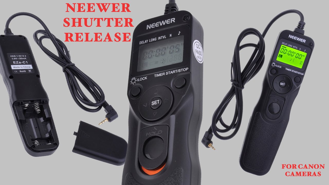 Neewer Shutter Release for Canon - YouTube