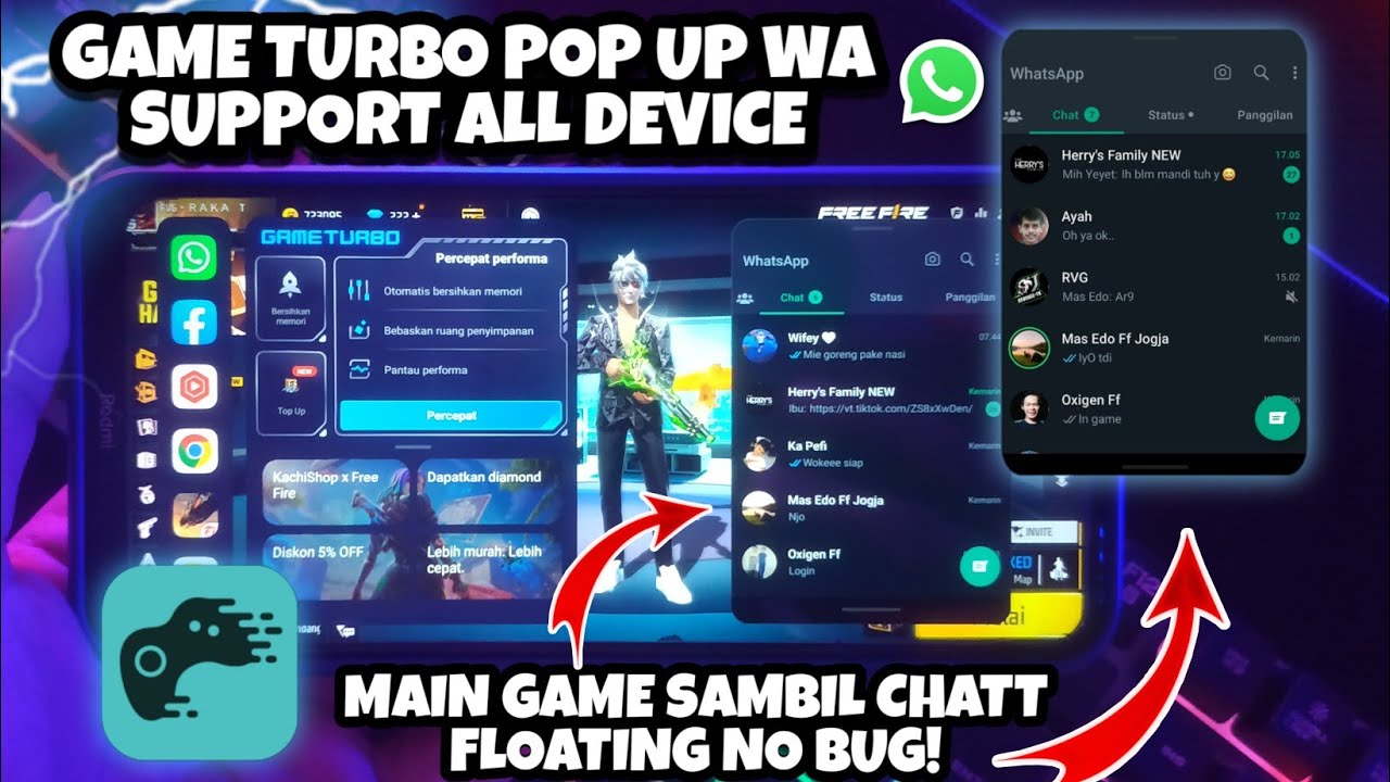 GAME TURBO POP UP WA ALL DEVICE‼️GAME TURBO V1.4.3 POP UP WA UNTUK ...