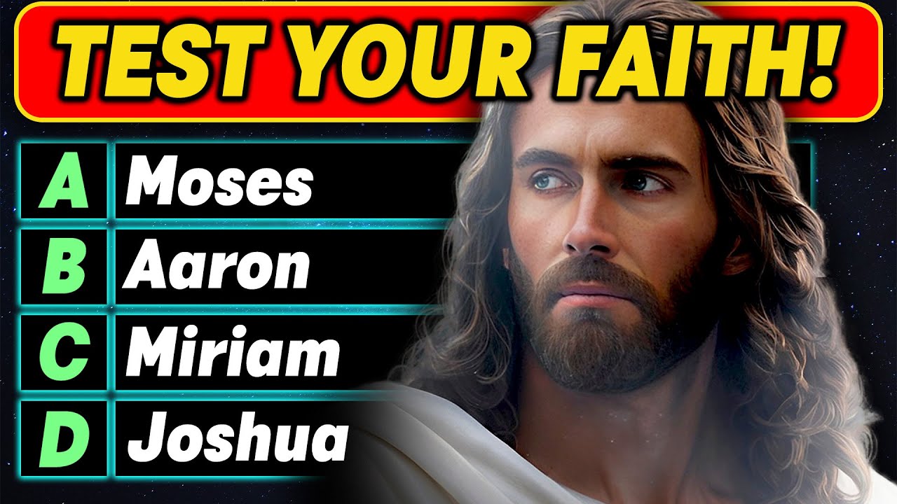 CAN You Get it RIGHT? 29 QUESTIONS about the Holy BIBLE - God Quiz ...