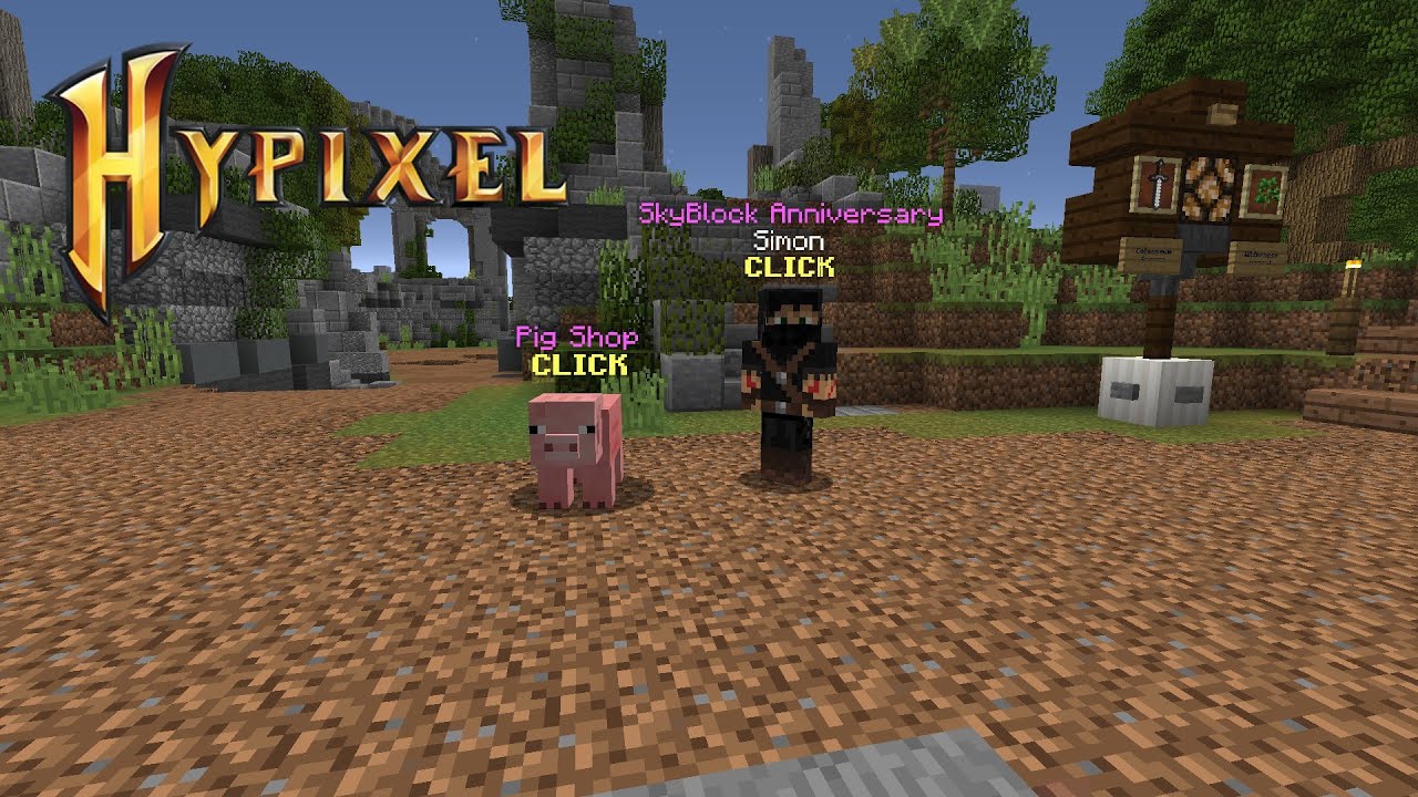 Hypixel Skyblock 4th Anniversary - Simon, Shiny Pigs, and more - YouTube