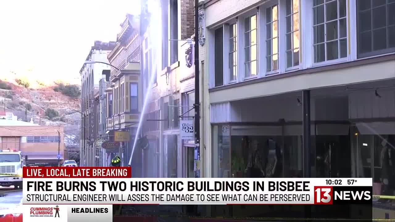 Next steps for Bisbee following devastating fire in downtown area - YouTube