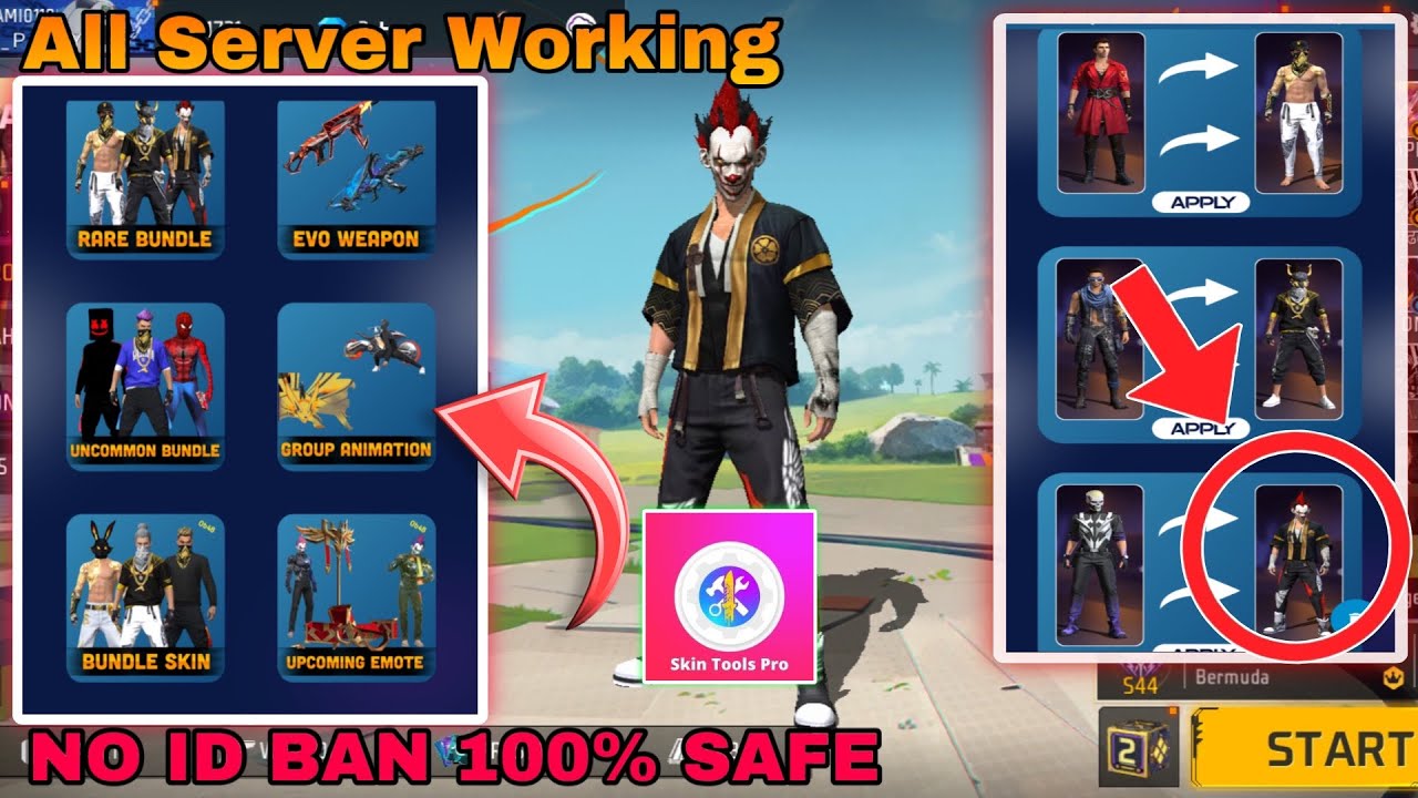 Antiban Skin Tools Pro Free Fire | Free Fire Skin Tool App | FF Skin ...