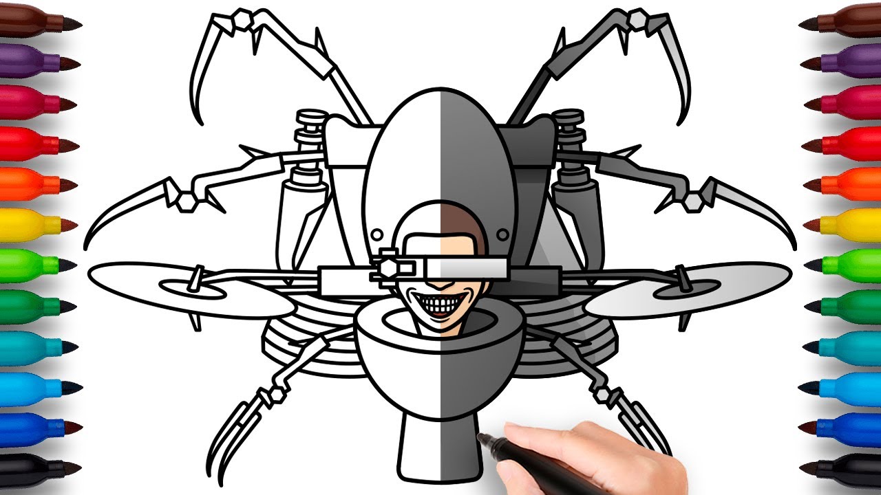 COMO DIBUJAR a DUAL BUZZSAW MUTANT | Skibidi Toilet - paso a paso ...