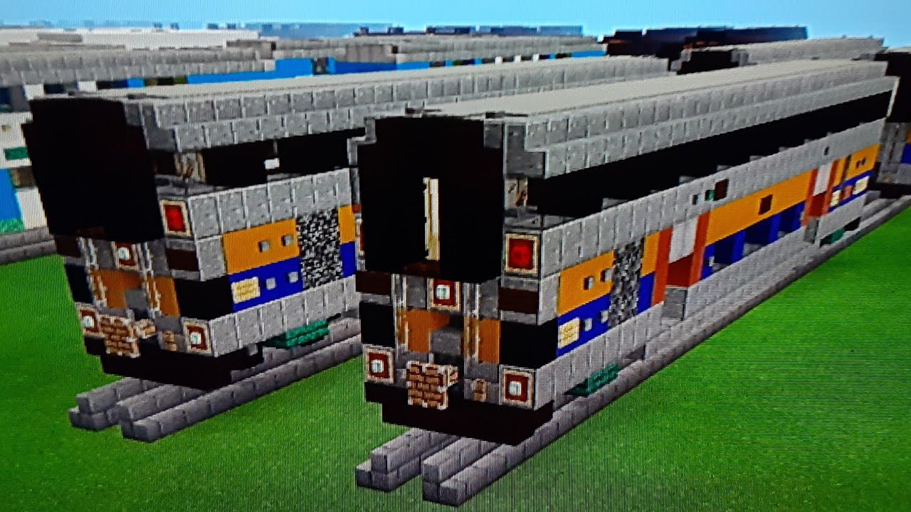 Minecraft Amtrak California Bi-Level Cab Car Tutorial - YouTube