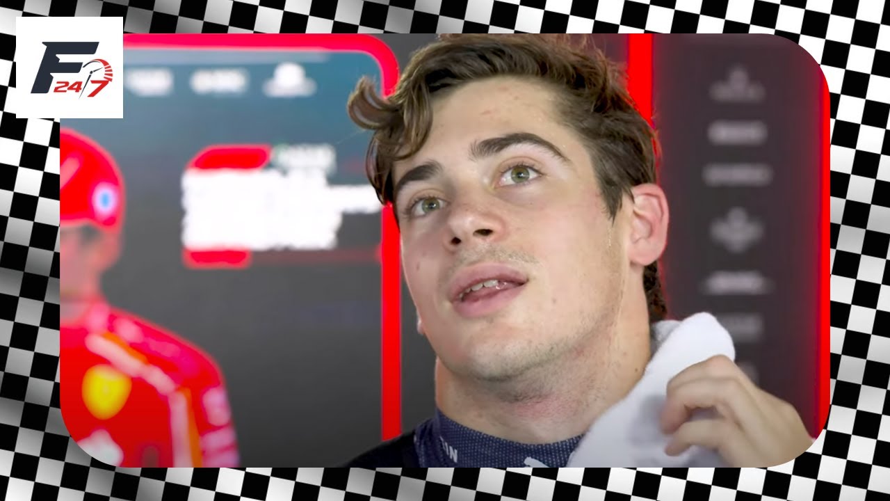 Franco Colapinto CHAMUYA y BROMEA con REPORTERA; EXPLICA PROBLEMAS en ...