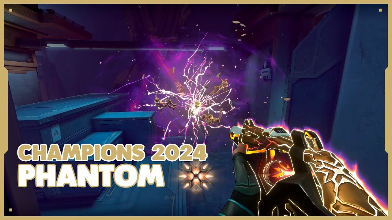 Skin Preview // Champions 2024 Phantom | VALORANT - YouTube