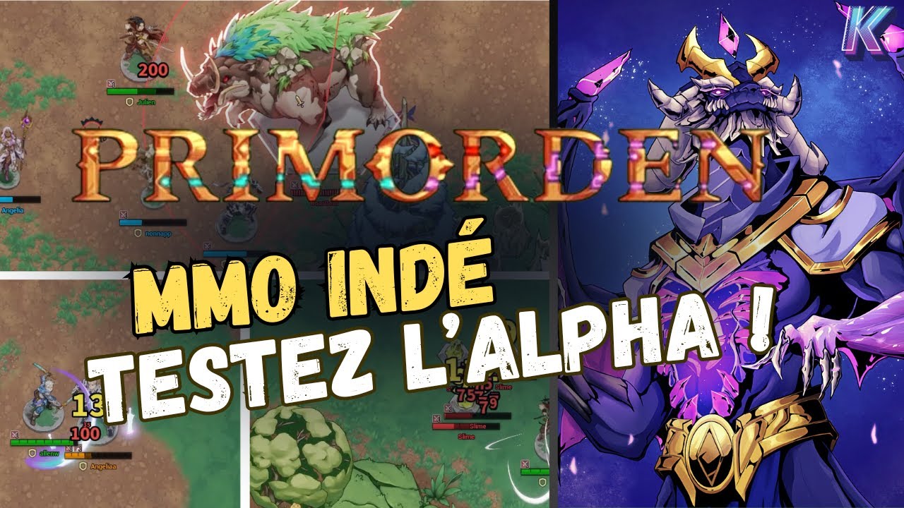 PRIMORDEN 😎 Nouveau MMORPG Indé ! Alpha-test en cours ! - YouTube
