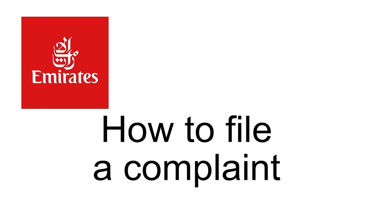 How to make an Emirates Airlines Complaint - Travel FAQ & Help - YouTube