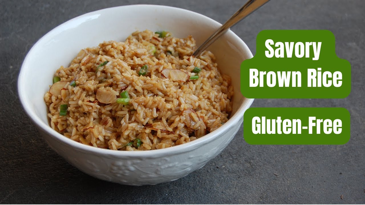 Savory Brown Rice Recipe - YouTube