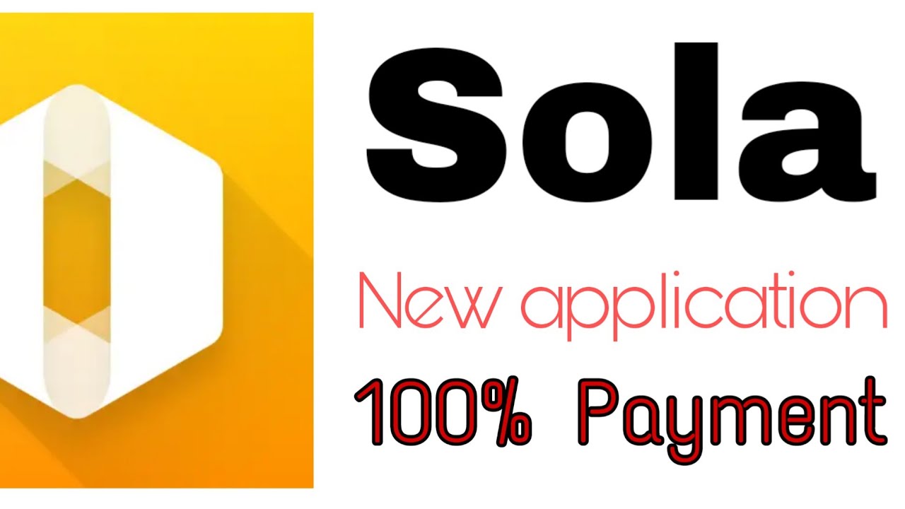 Sola app new Application Must be join now - YouTube