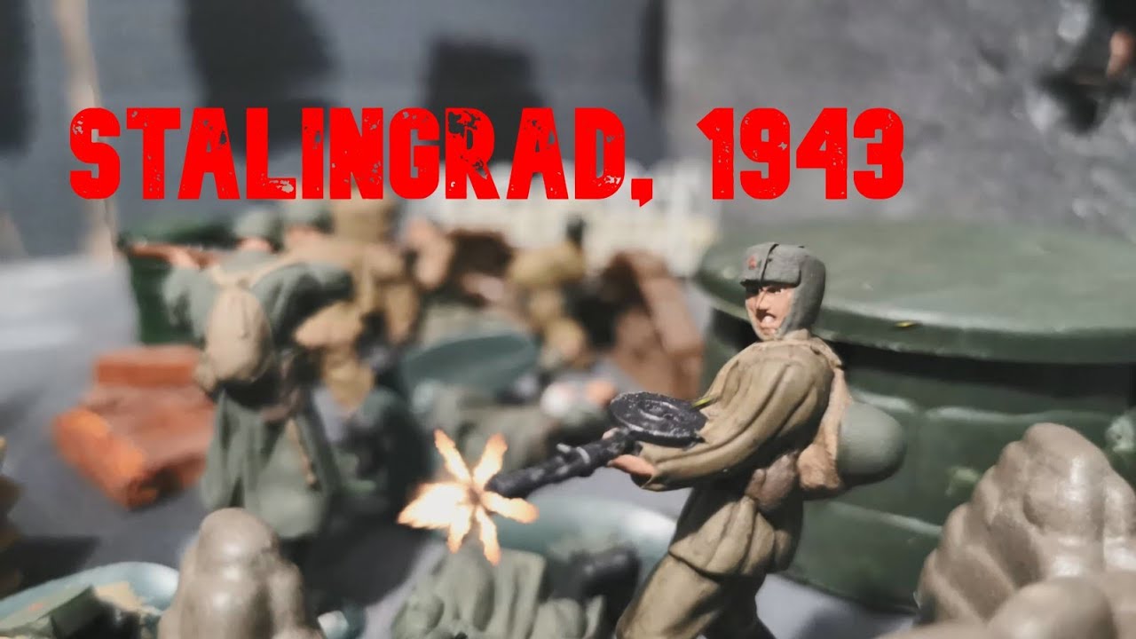 5 minutes in hell | 1943 Battle for Stalingrad WW2 stop motion | Army ...