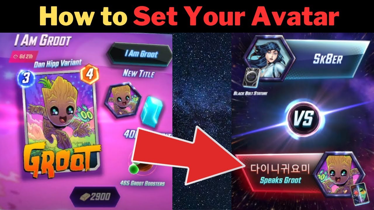 (Beginner's Guide) How to Change Your AVATAR in Marvel Snap - YouTube