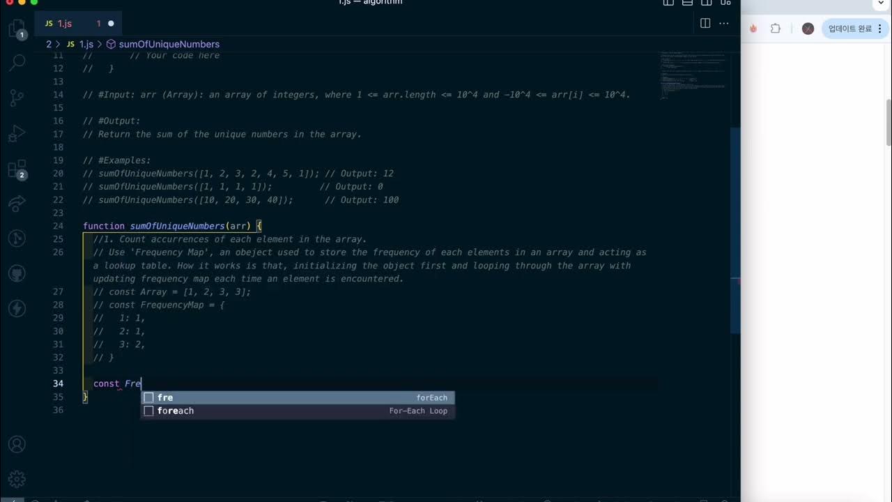 CountMap : sum of unique numbers | Everyday Algorithm - YouTube