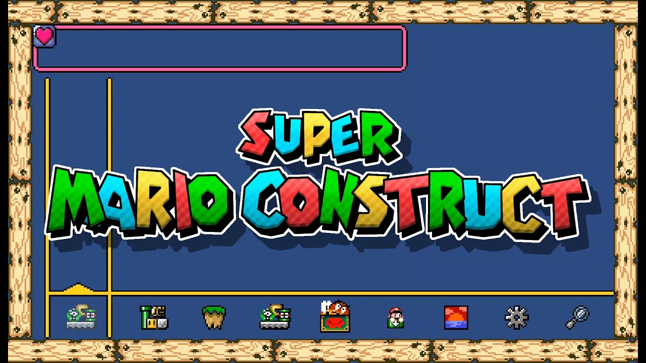 Super Mario Construct - Toolbar Rework - YouTube