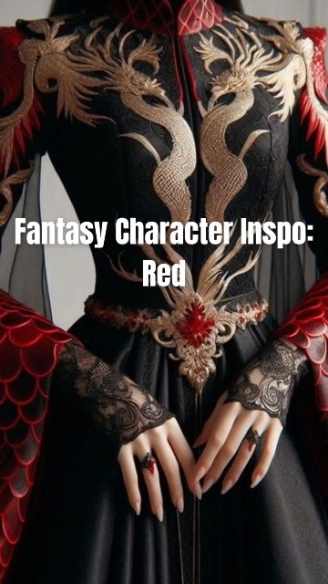 Fantasy Character Inspo: Red Theme - YouTube