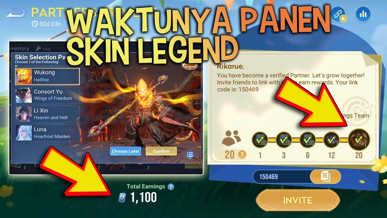 AKUN TUYUL SUKSES SEMUA GAK ADA YANG GAGAL - PARTNER PROJECT HOK HONOR ...