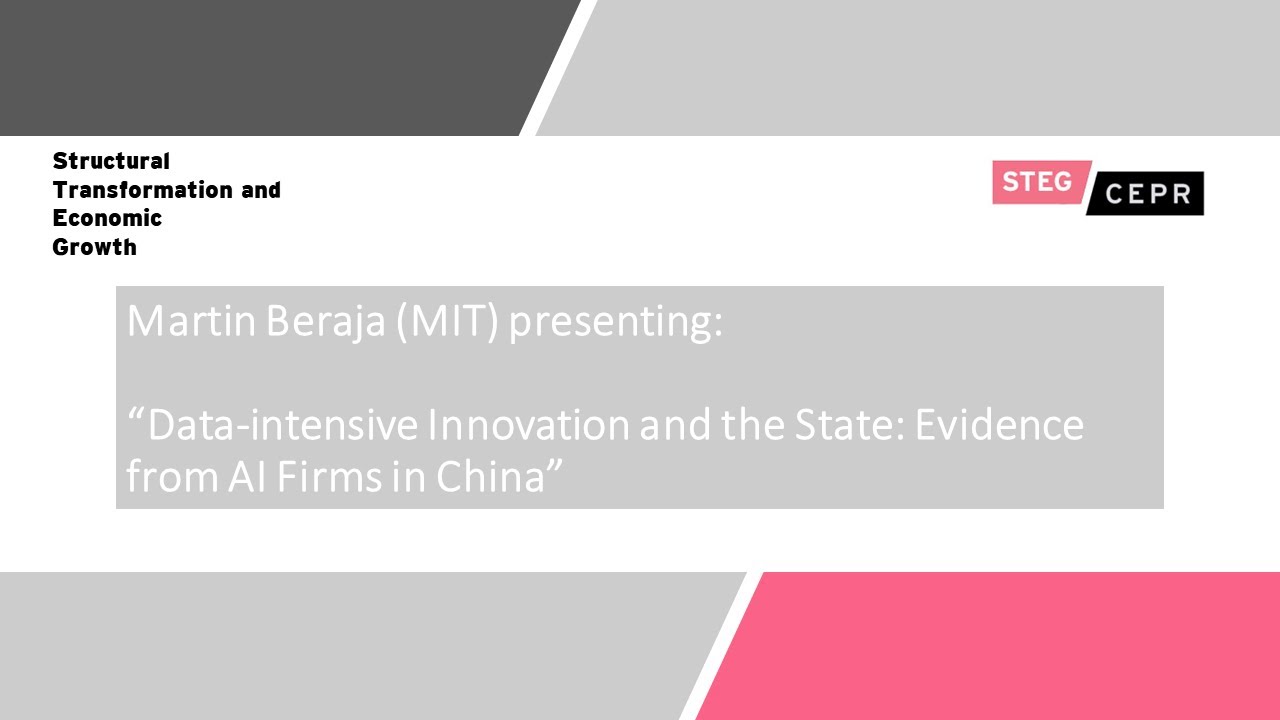 Martin Beraja presents "Data-intensive Innovation and the State ...