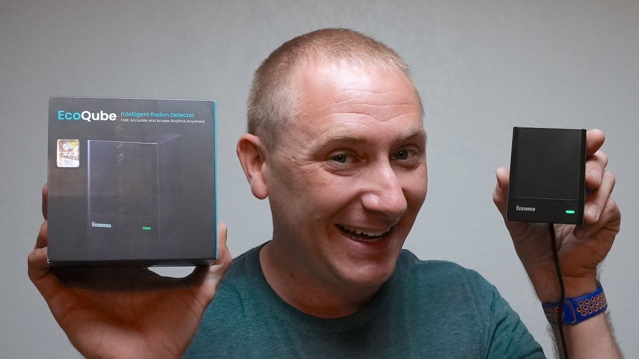 Smart Radon Detector - EcoQube by Ecosense Setup - YouTube