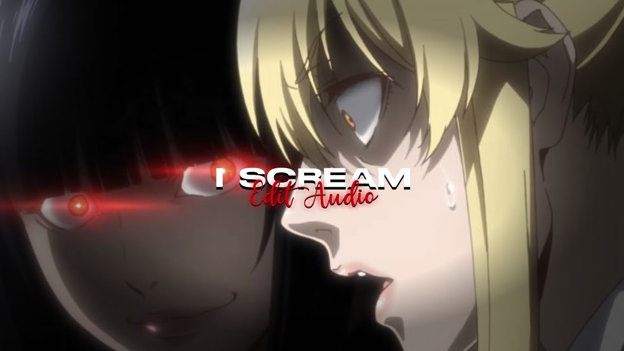 i scream ( edit audio / sped up ) || melanie martinez - YouTube