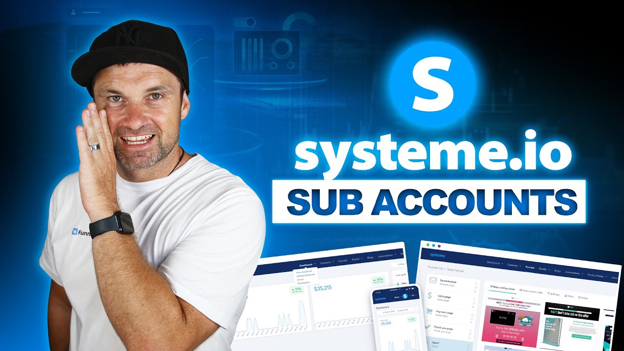 Systeme io Sub Accounts Unlimited Sub-Accounts Same Plans! - YouTube