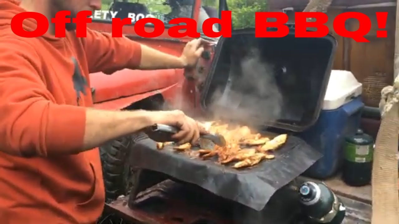 We off road bbq after 4x4ing from First Lake to the hunting cabin ...