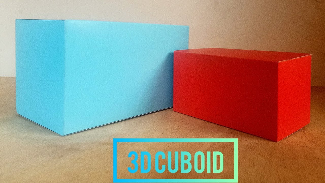 How to make a 3D cuboid - YouTube