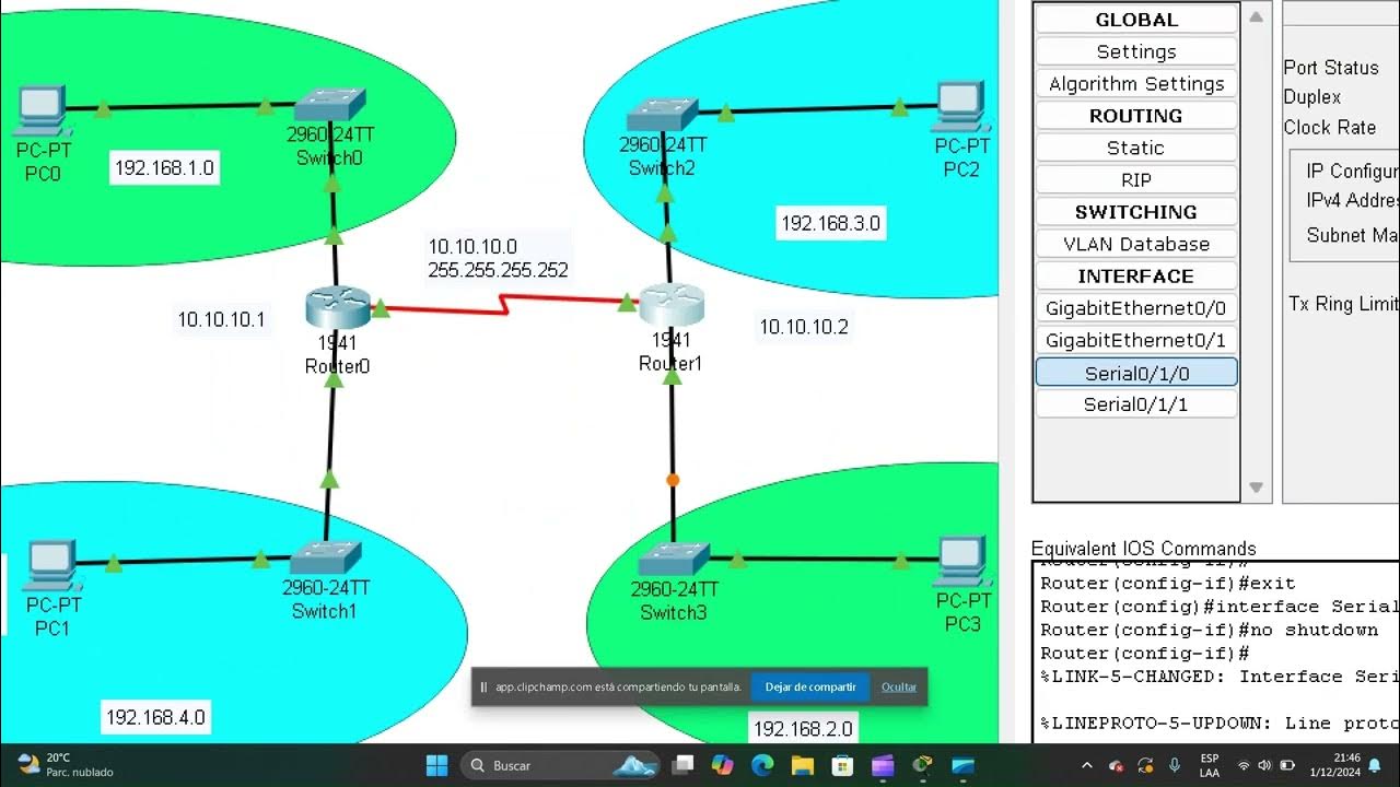 Guia para crear una red WAN - Cisco packet tracer - YouTube