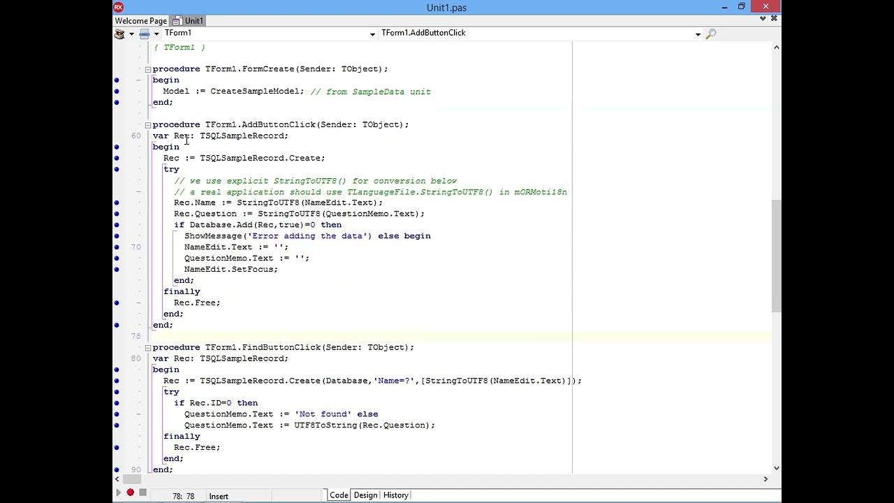 T2Ti ERP Lite - Delphi - Mormot - Intro - Video Aula 04 - Samples 01 - YouTube