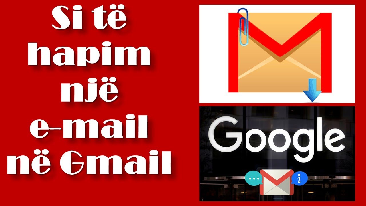 Si te krijojme nje e-mail ne Gmail - YouTube