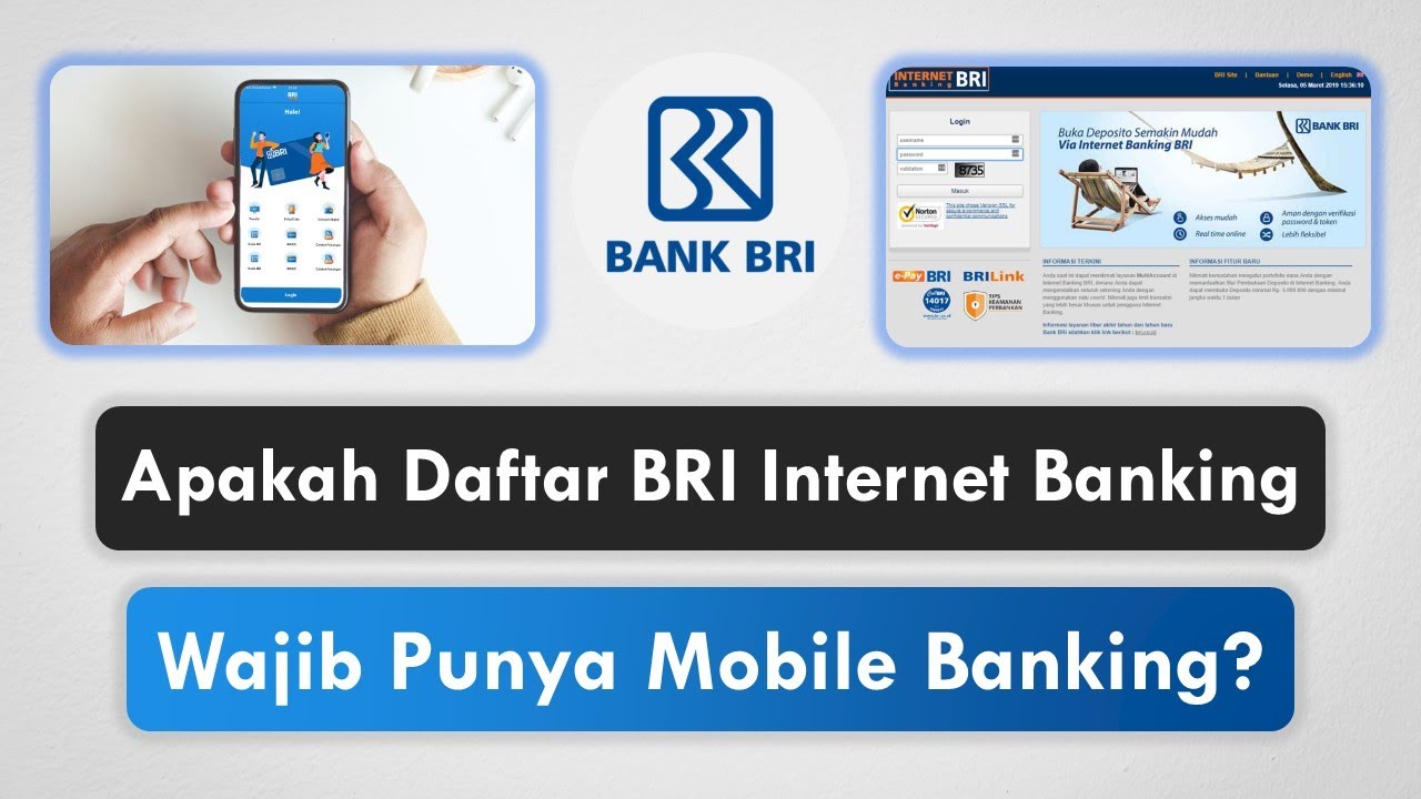 Apakah Daftar BRI Internet Banking Wajib Punya Mobile Banking? - YouTube
