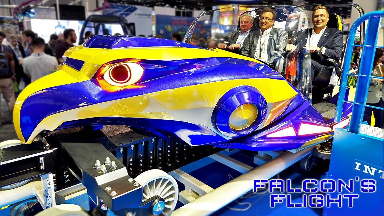 Six Flags' 2025 Record-SHATTERING Roller Coaster REVEAL. FALCON’S FLIGHT - YouTube