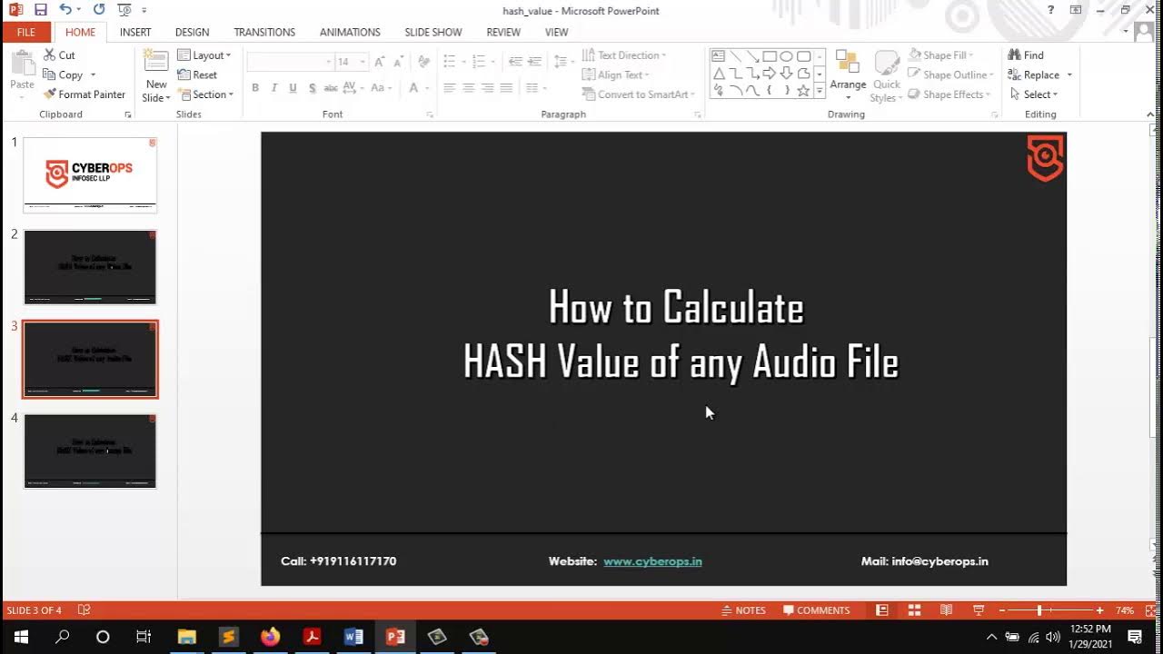 How to Calculate Hash Value of any Media File | Digital Forensics ...