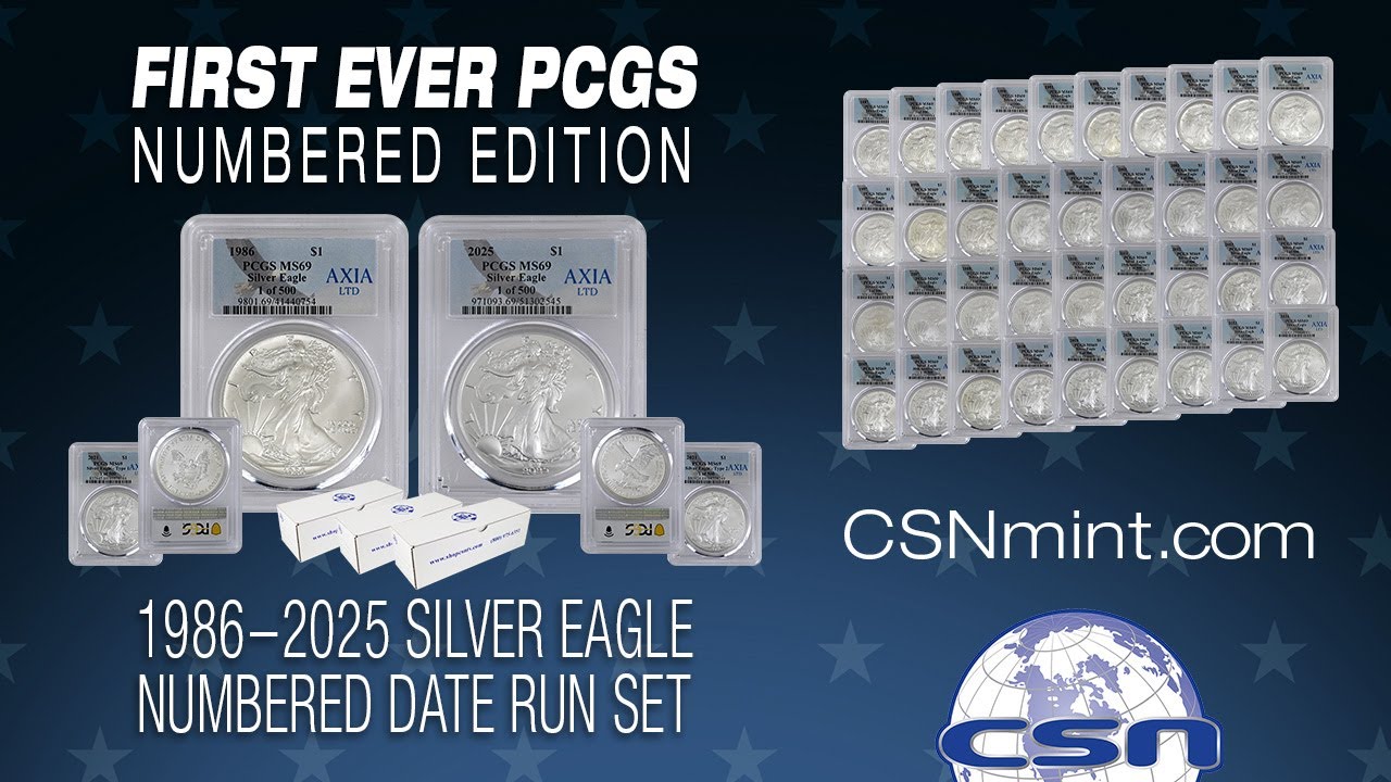 FIRST EVER PCGS NUMBERED SET!!! - YouTube