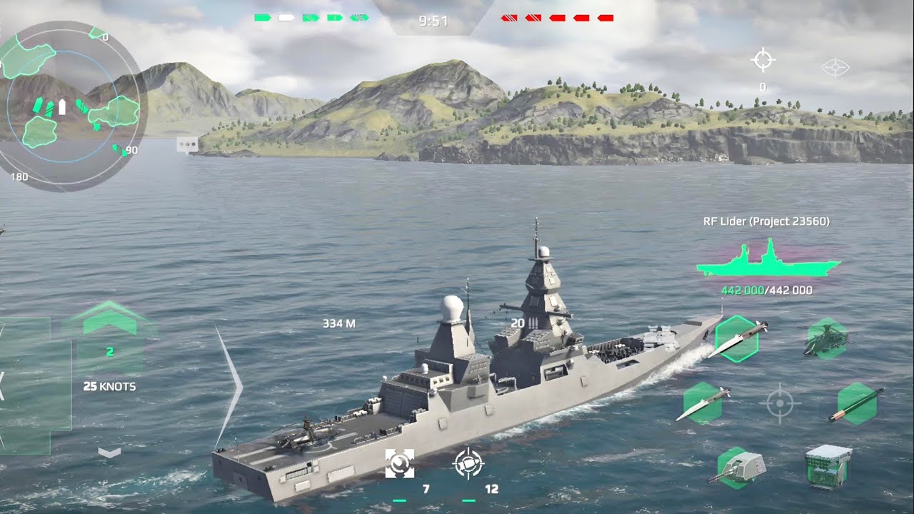 RF LIDER in action with All russian armaments : Modern Warships - YouTube