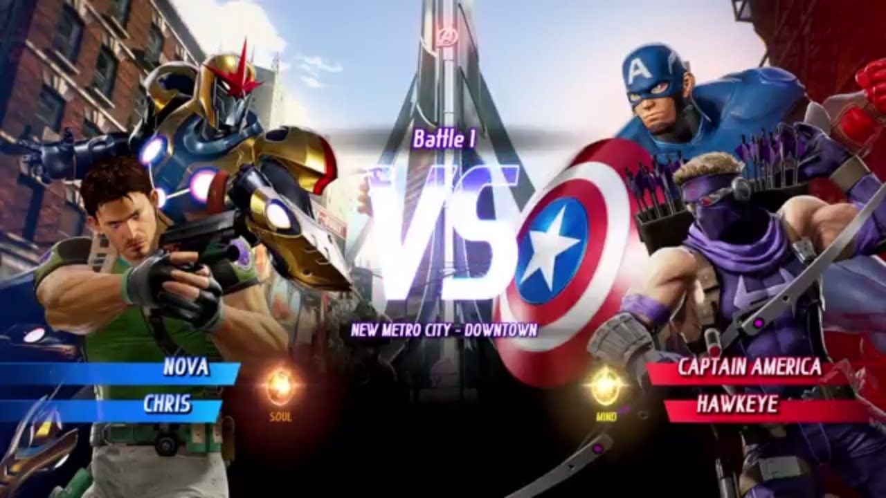 MARVEL VS. CAPCOM: INFINITE Nova Alt.,Chris Redfield Gameplay In Arcade ...