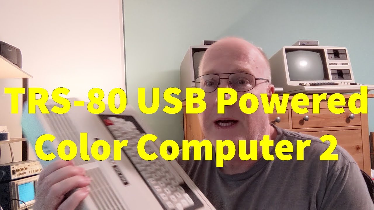 TRS-80 USB Powered Color Computer 2 - YouTube