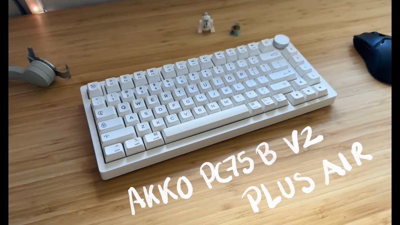 Akko PC75B V2 Plus Air - Unboxing and sound test - YouTube